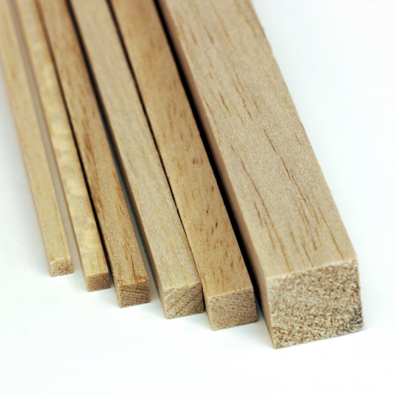Balsa Strip (3/4 X 3/4 X 36") | Shesto