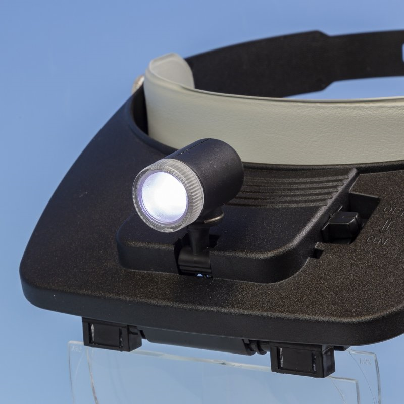 Lightcraft Led Headband Magnifier Kit With Bi-Plate Magnification | Shesto