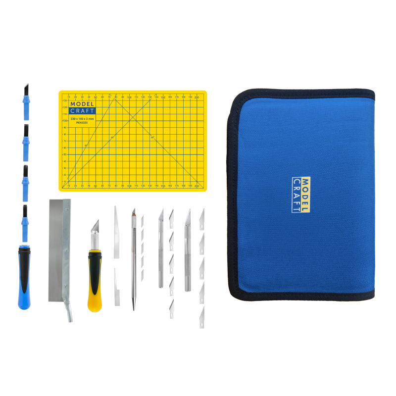 Modelcraft Precision Knife & Chisel Set | Shesto