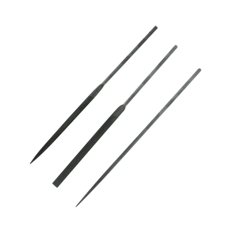 Modelcraft 3 Pce Precision Needle File Set Swiss Style (160Mm) | Shesto