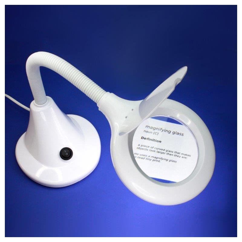 Lightcraft Led Compact Flexi Magnifier Lamp (Uk Plug) | Shesto